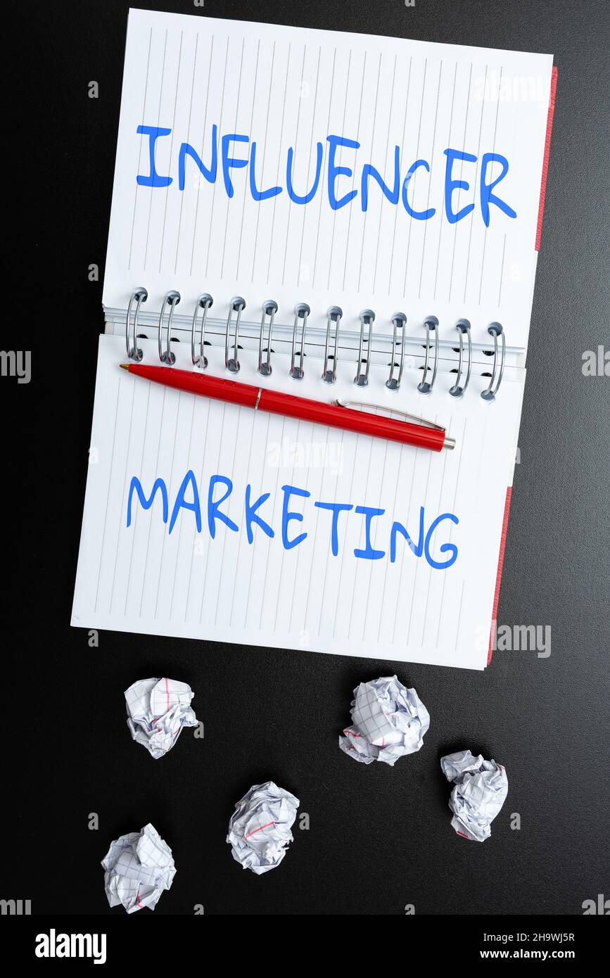 Sign displaying Influencer Marketing. Business approach Endorser who ... Sign displaying Influencer Marketing. Business approach Endorser who ...