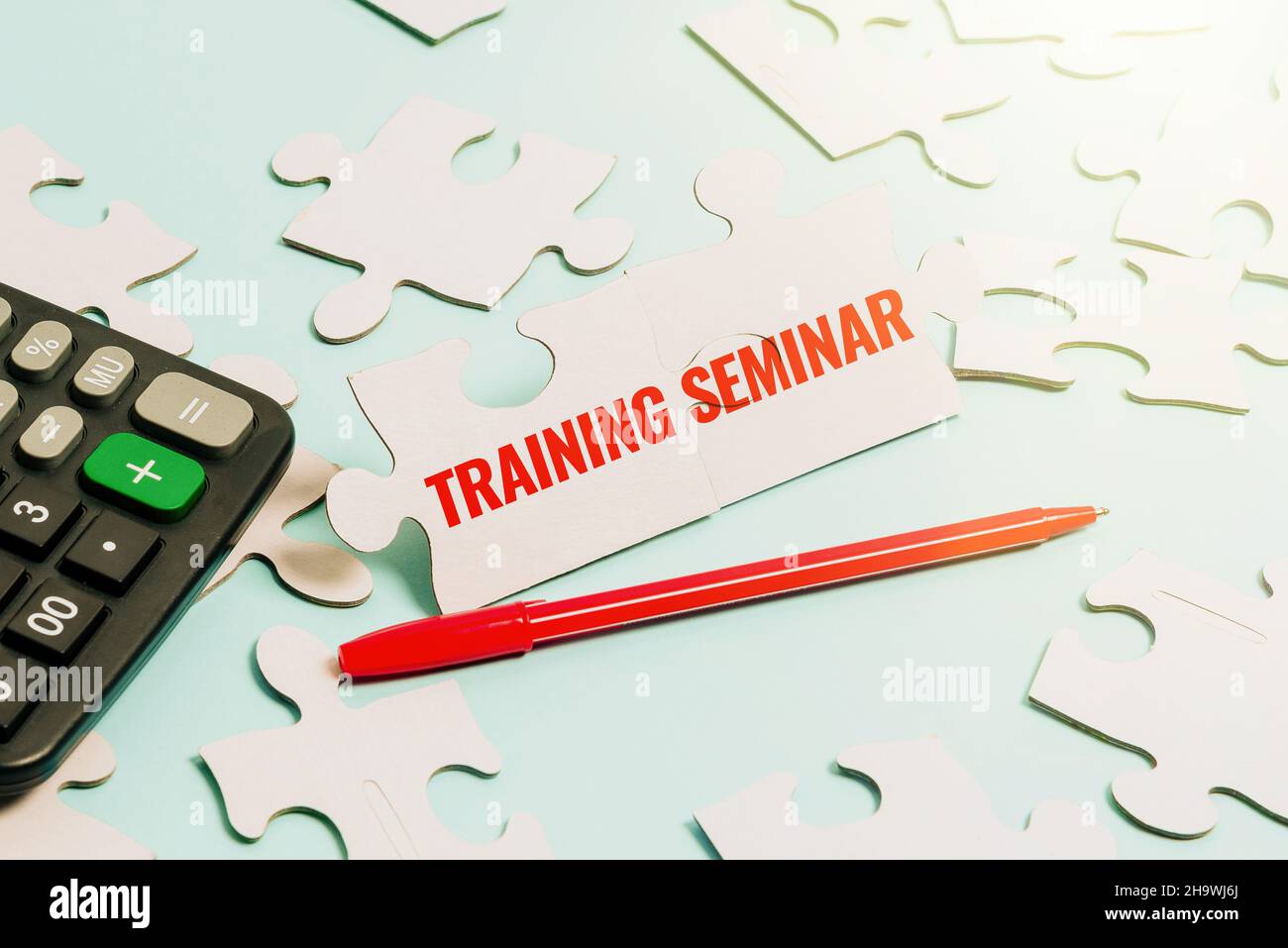 Hand writing sign Training Seminar. Word Written on Academic ...