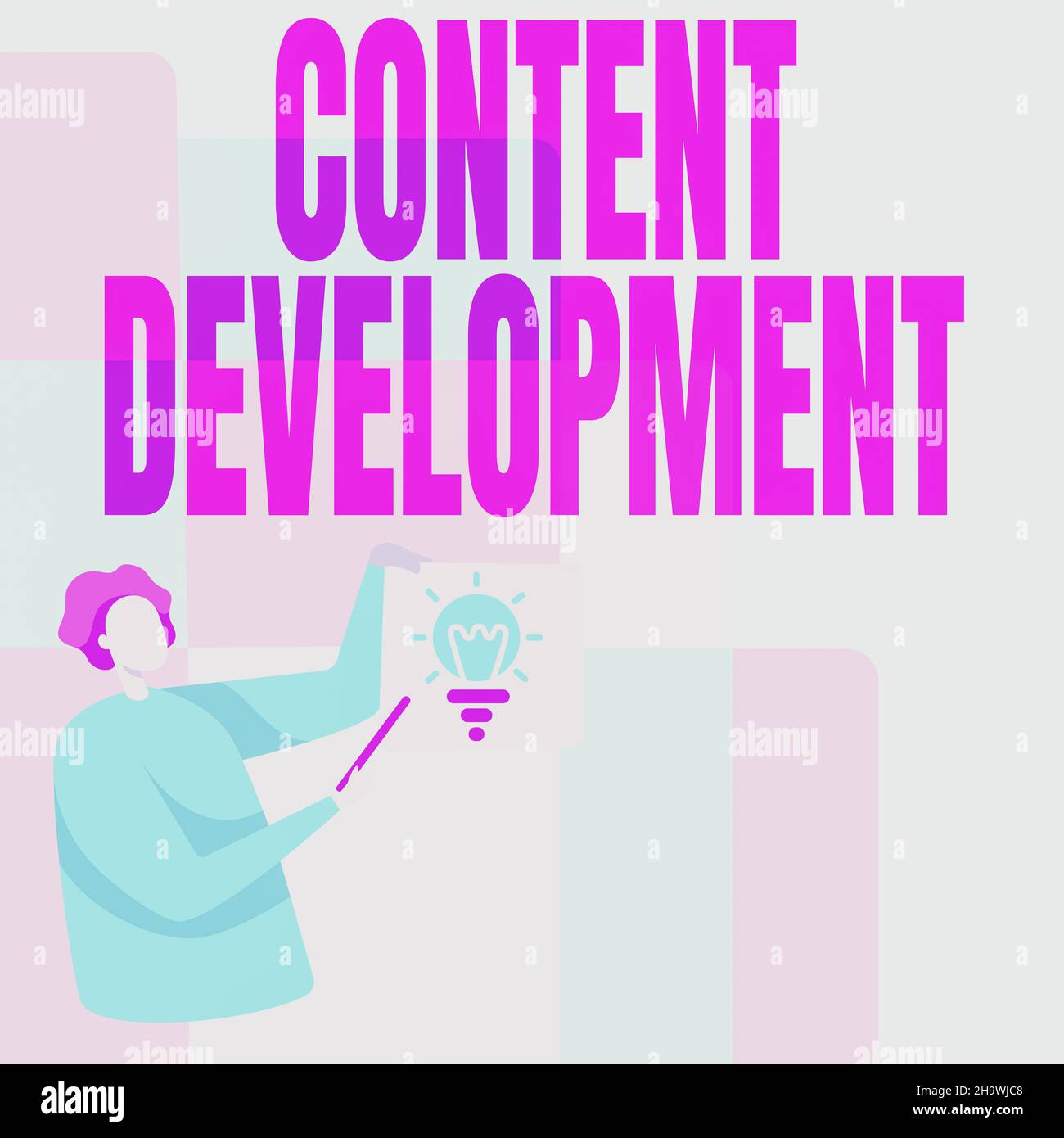 Sign displaying Content Development. Internet Concept Specialized in ...