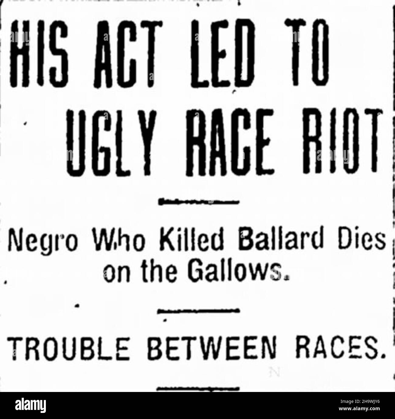 Race riot 1908 springfield hi-res stock photography and images - Alamy