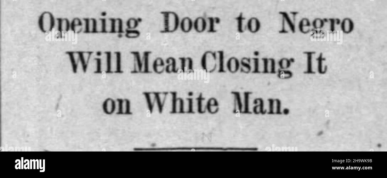 Race riot 1908 springfield hi-res stock photography and images - Alamy