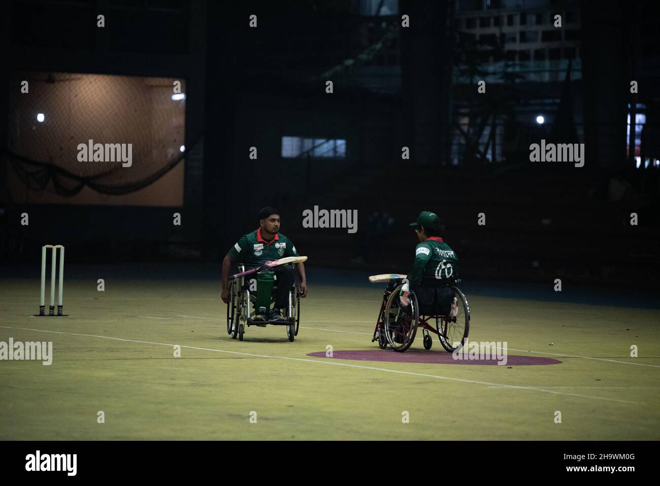 Bangladesh. 8th Dec, 2021. The best international wheelchair cricketers ...