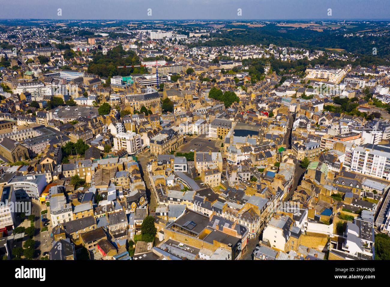 Saint-Brieuc city in Brittany region of northwest France Stock Photo ...