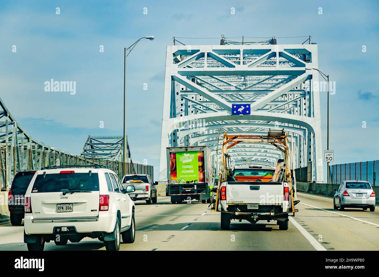 The Crescent City Connection is pictured, Dec. 7, 2021, in New Orleans ...