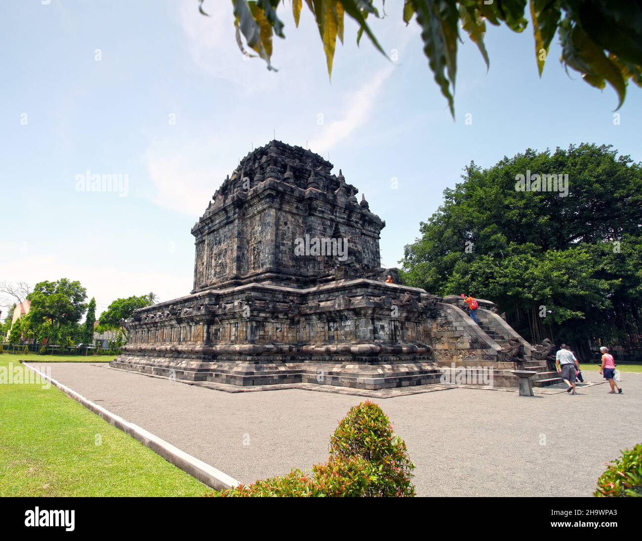 The Mendut Temple in Mendut village in Magelang built in the 9th ...