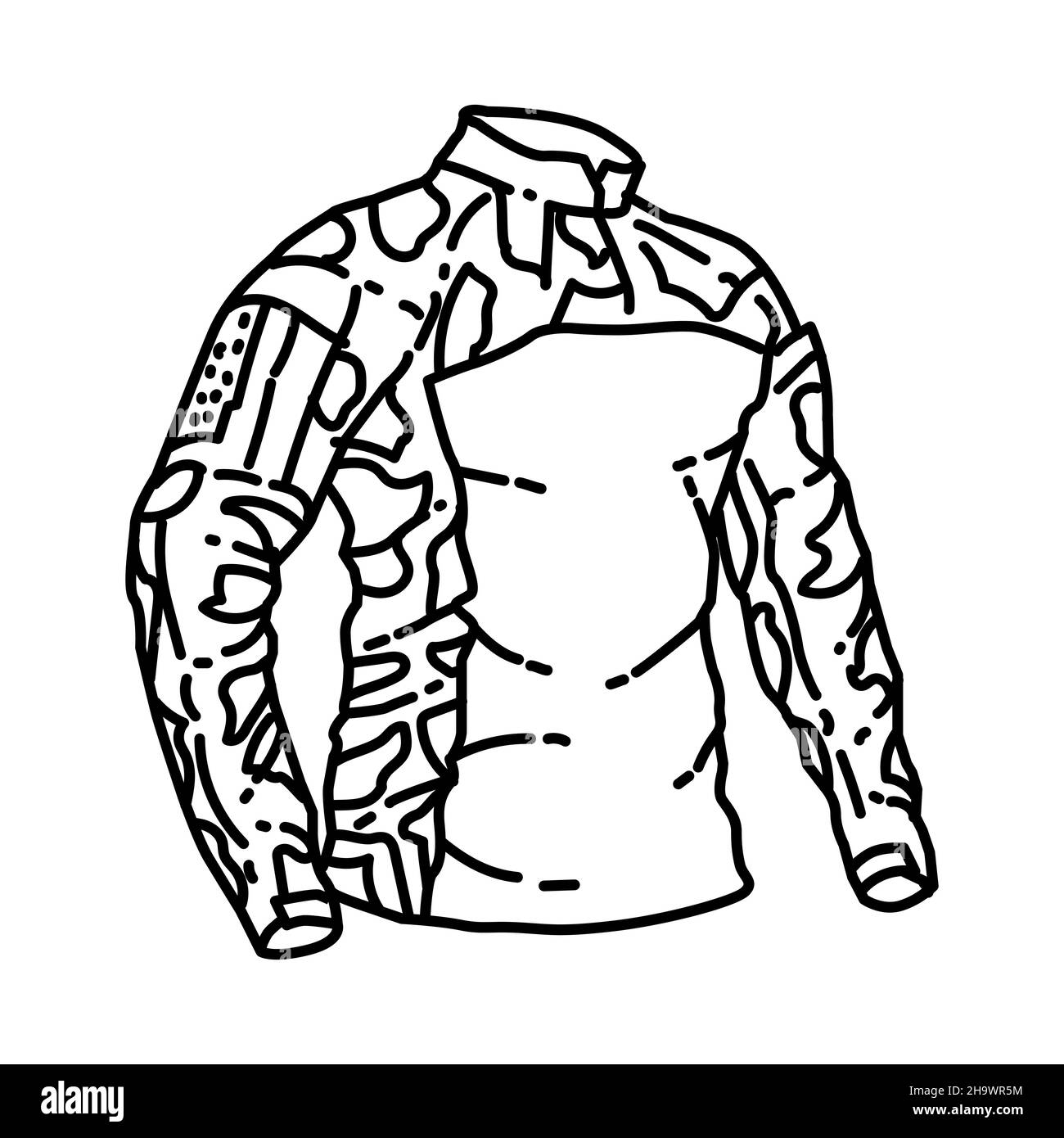 Seamless skull camouflage pattern Black and White Stock Photos & Images ...