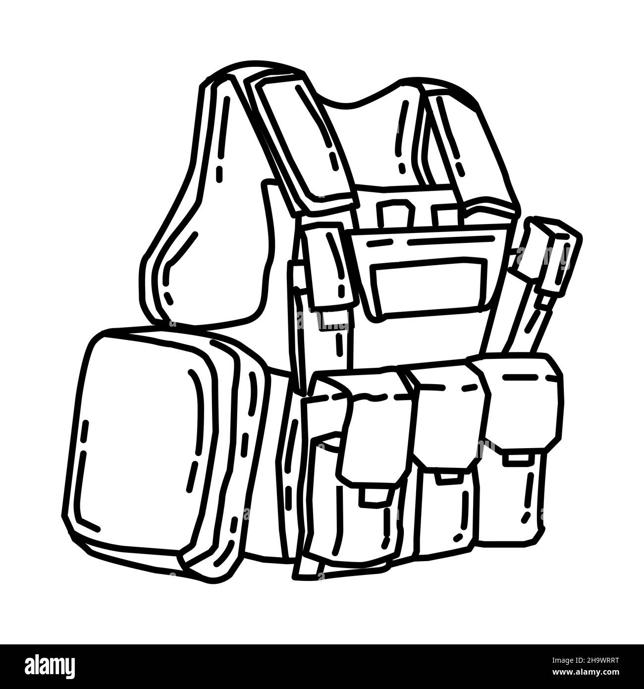 Marine Combat Utility Vest Part of Military and Marine Corps Equipments ...