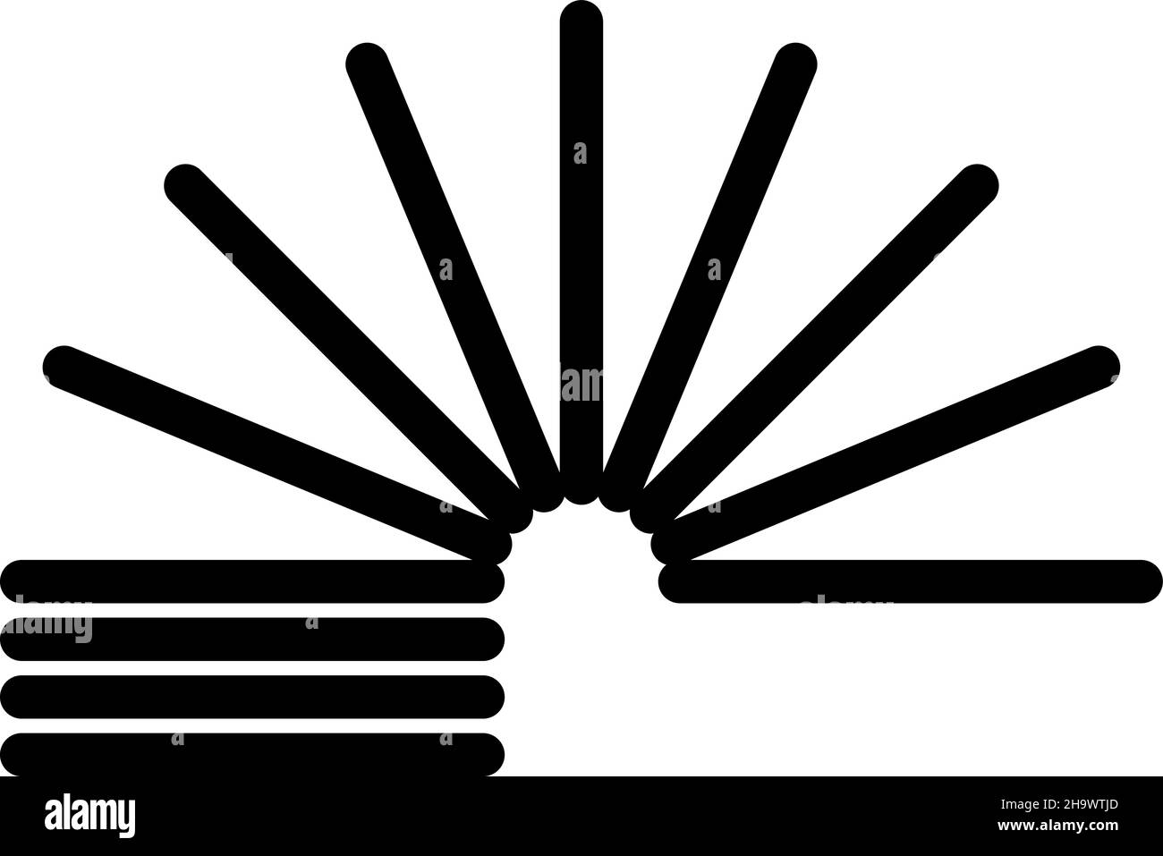 Bouncing spiral plastic coil icon. Cat spring Stock Vector Image & Art ...