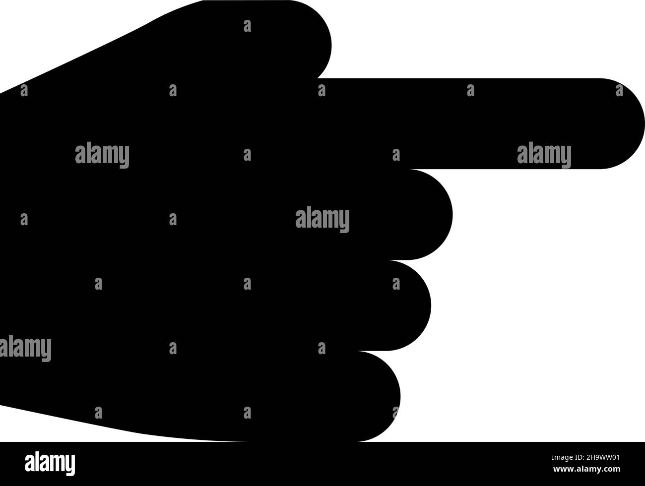 Pointing pointer Black and White Stock Photos & Images - Alamy