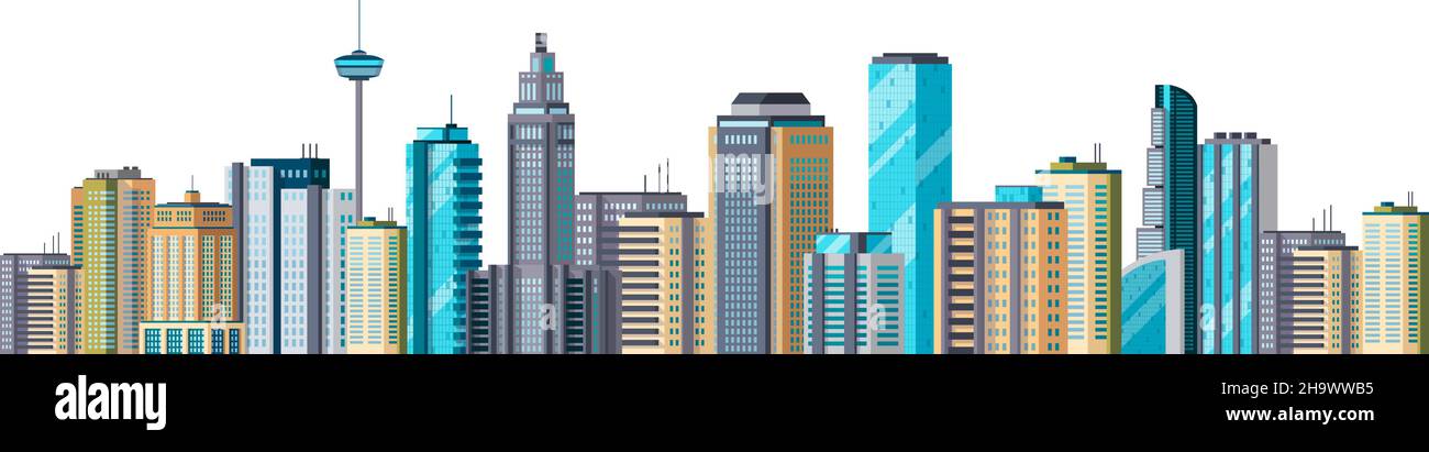 Aerial view of buldings Stock Vector Images - Alamy