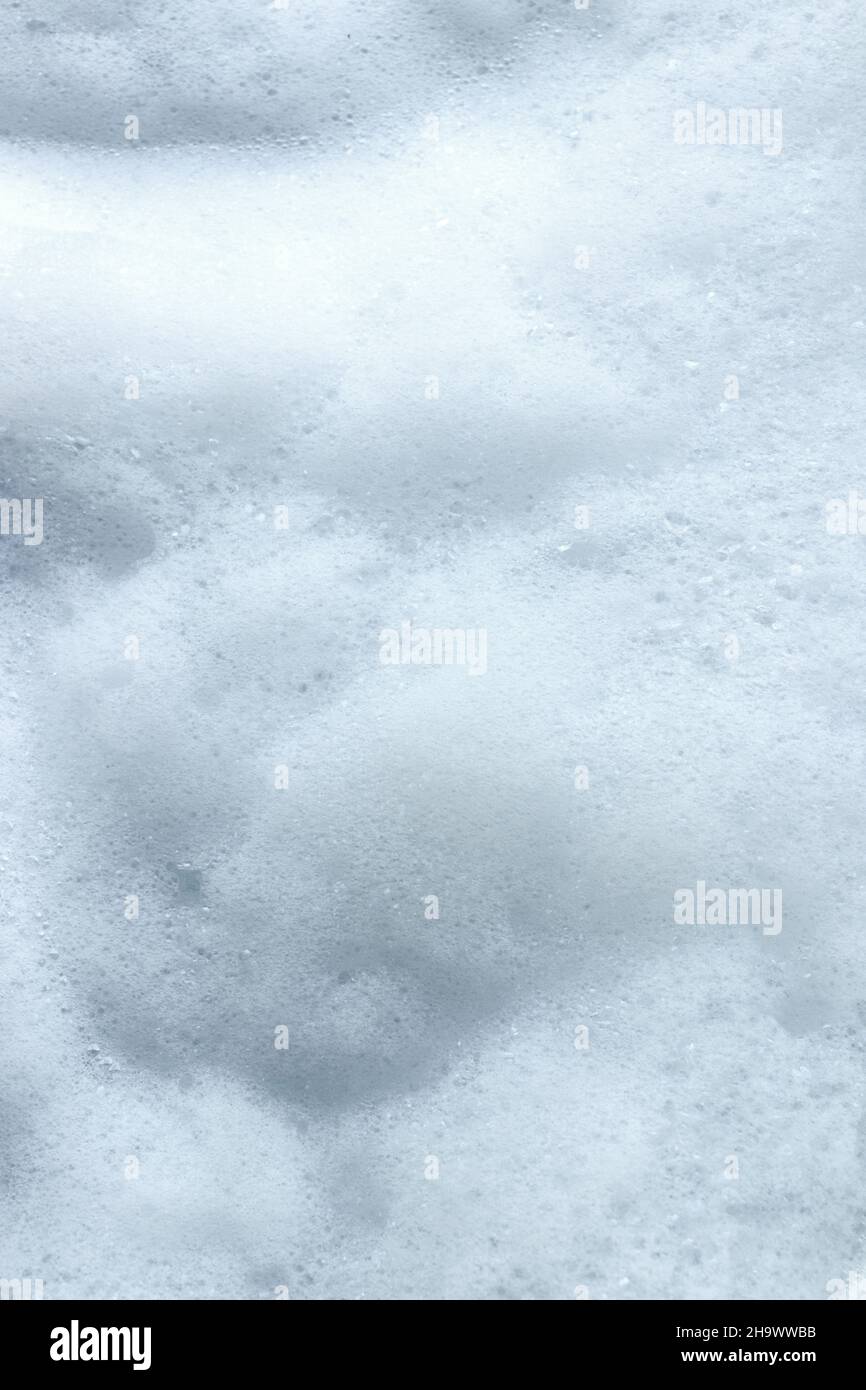 White foam bubble from soap or shampoo washing texture background Stock ...
