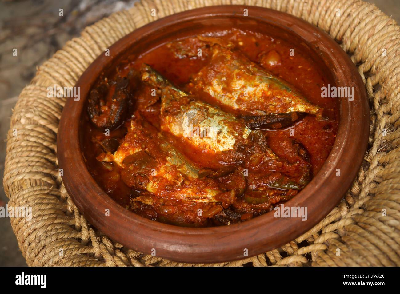 Kerala style fish curry Stock Photo - Alamy
