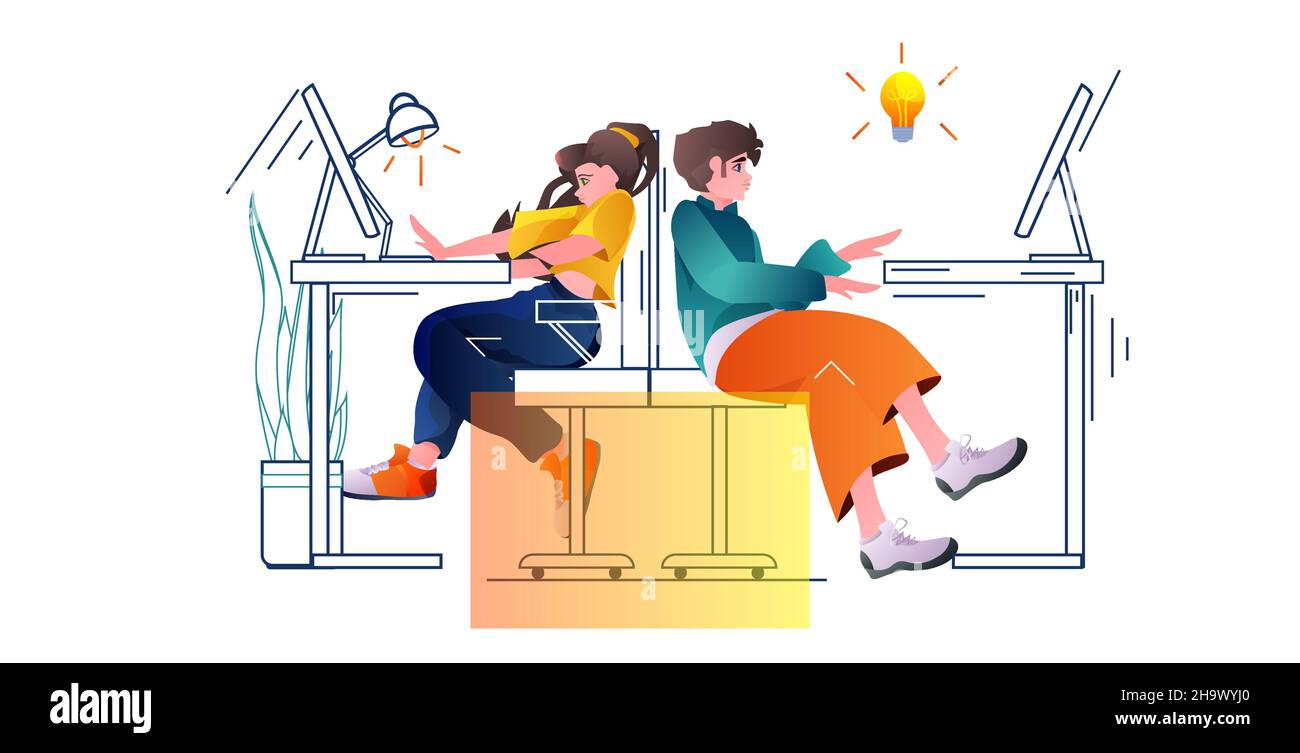 people using computers at workplace businesspeople working in office ...