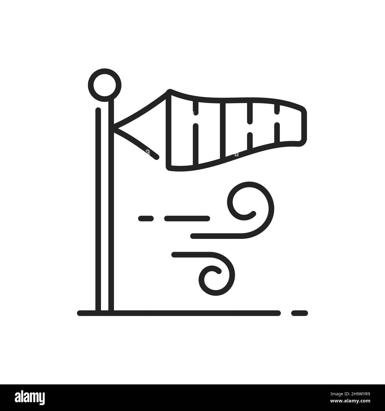 Strong wind winter Stock Vector Images - Alamy