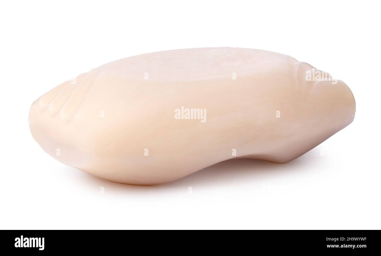 Single soap bar isolated on white background Stock Photo - Alamy