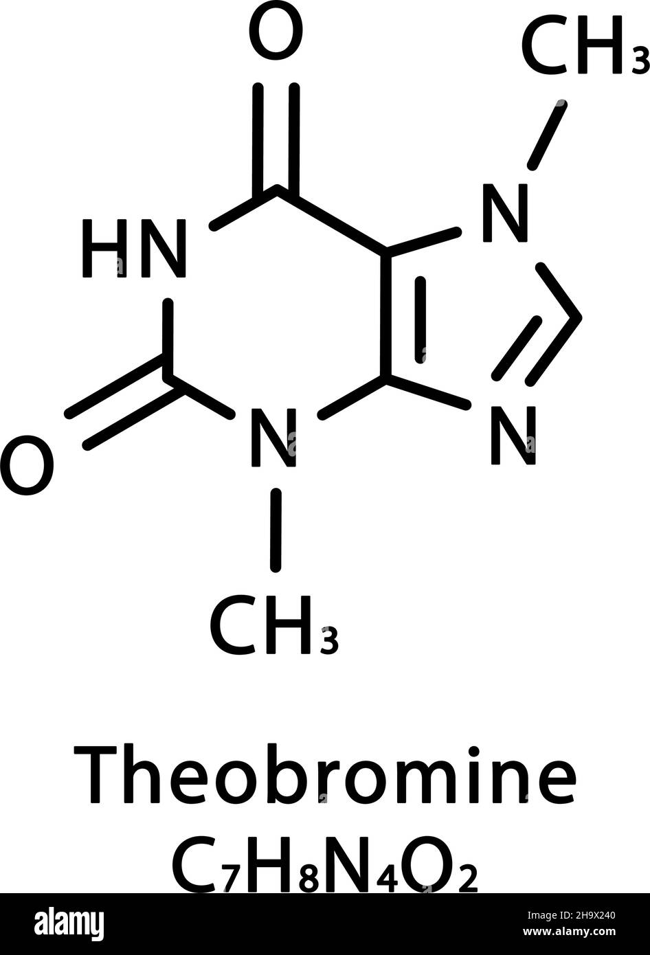 Structure Of Theobromine