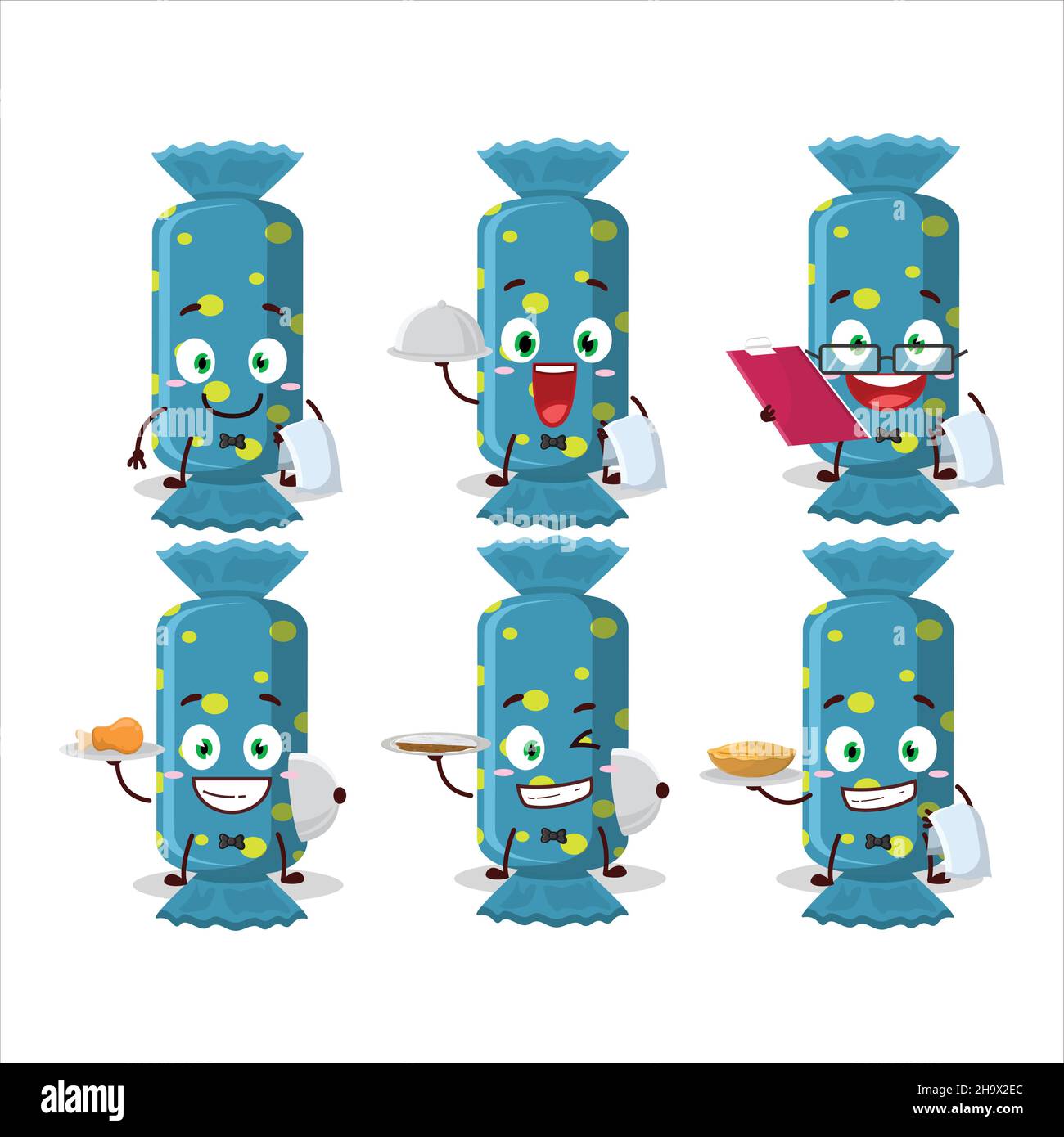 Blue long candy package hi-res stock photography and images - Alamy