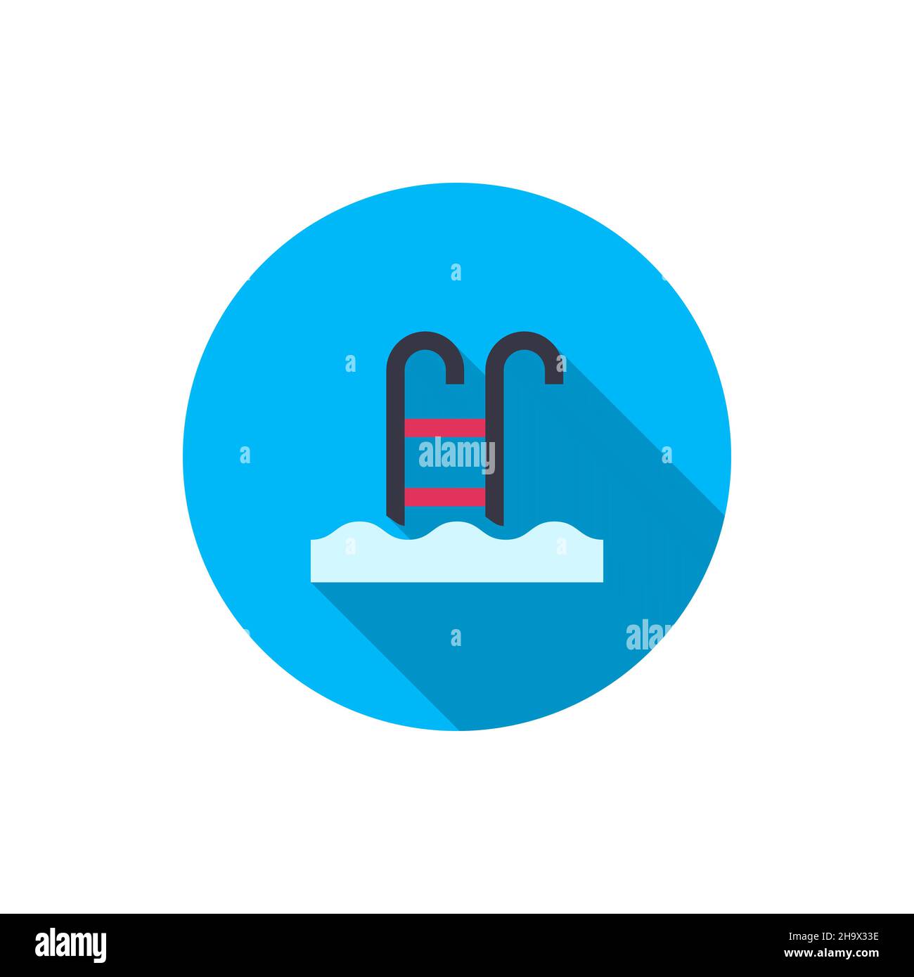 Swimming shadow Stock Vector Images - Alamy