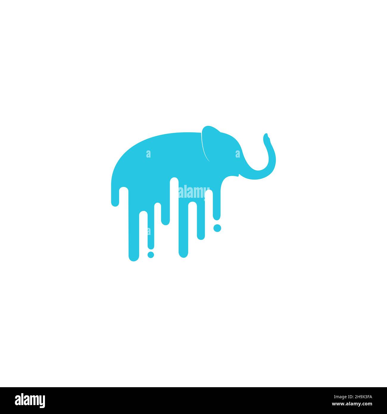 Elephant shadows Cut Out Stock Images & Pictures - Alamy