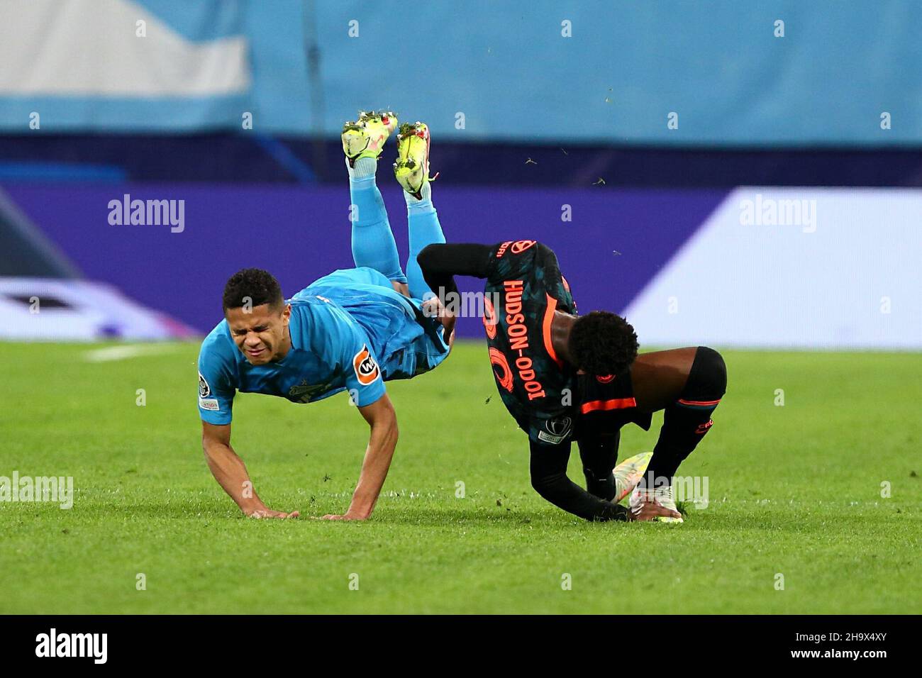 Saint Petersburg, Russia - 8 December 2021: Football, UEFA Champions ...
