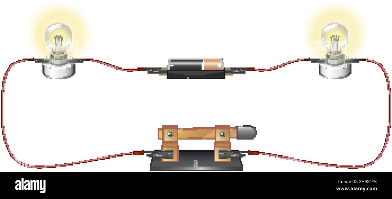 Series Circuit Clip Art Series Parallel Circuit Stock Illustrations
