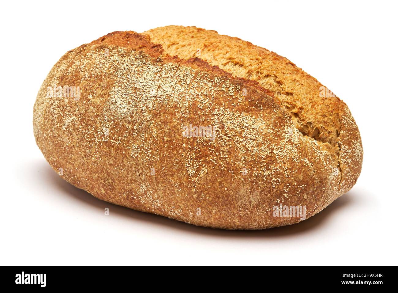 Studio shot of Loaf of bread isolated on a white background Stock Photo ...