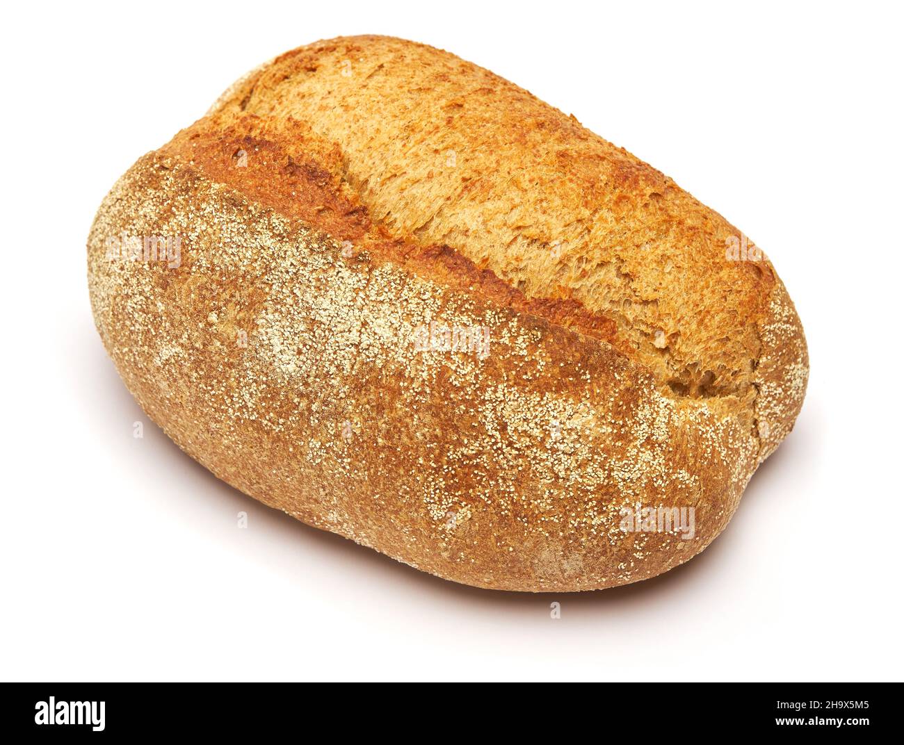 Studio shot of Loaf of bread isolated on a white background Stock Photo ...