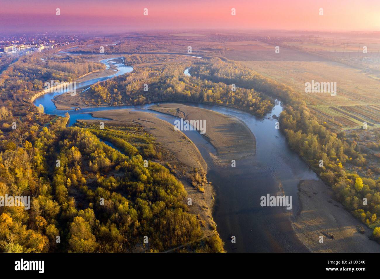 Valley of the river stryi hi-res stock photography and images - Alamy