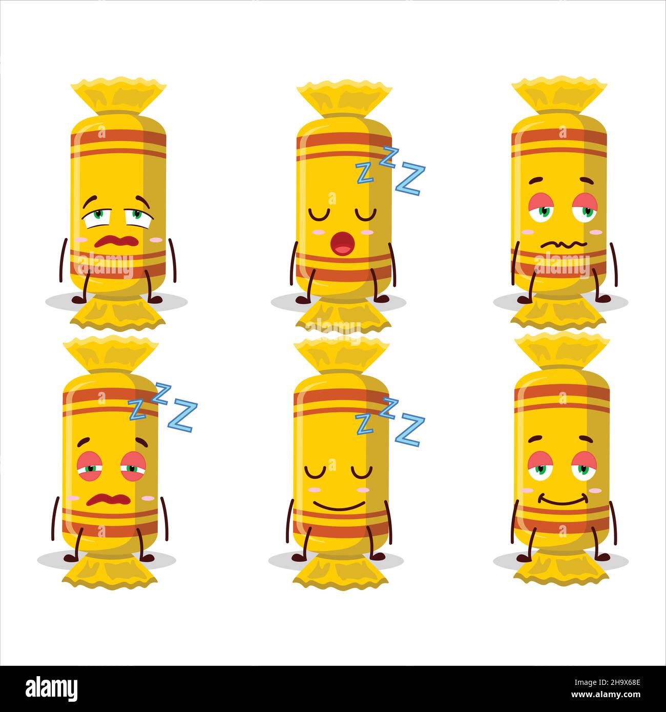 Yellow long candy package hi-res stock photography and images - Alamy