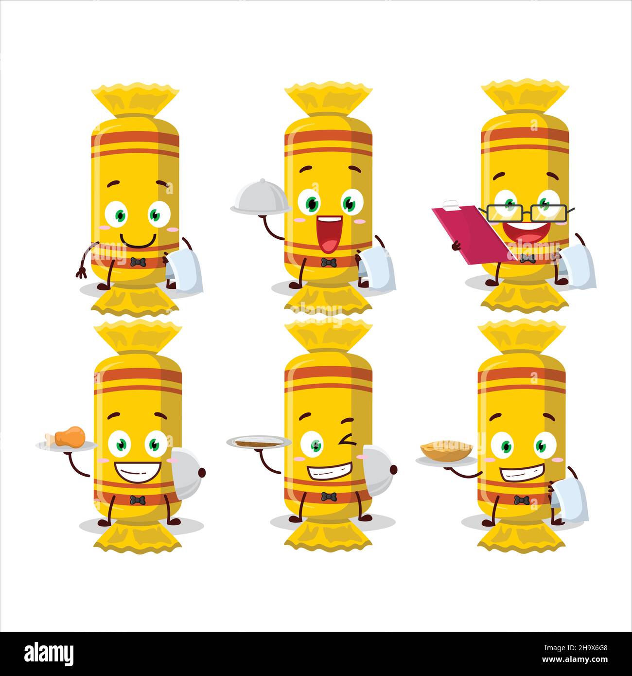 Yellow long candy package hi-res stock photography and images - Alamy