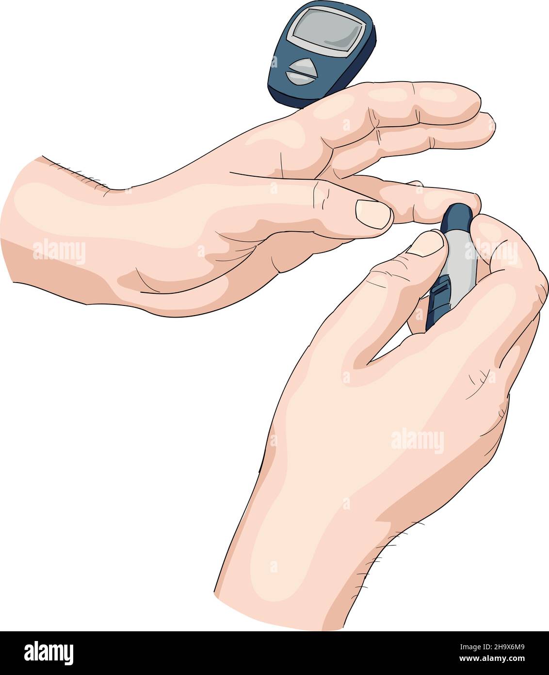 Blood test. Vector illustration Stock Vector Image & Art - Alamy