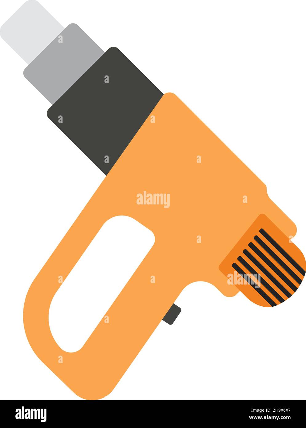 Icon Of Electric Industrial Dryer. Flat Color Design. Vector ...