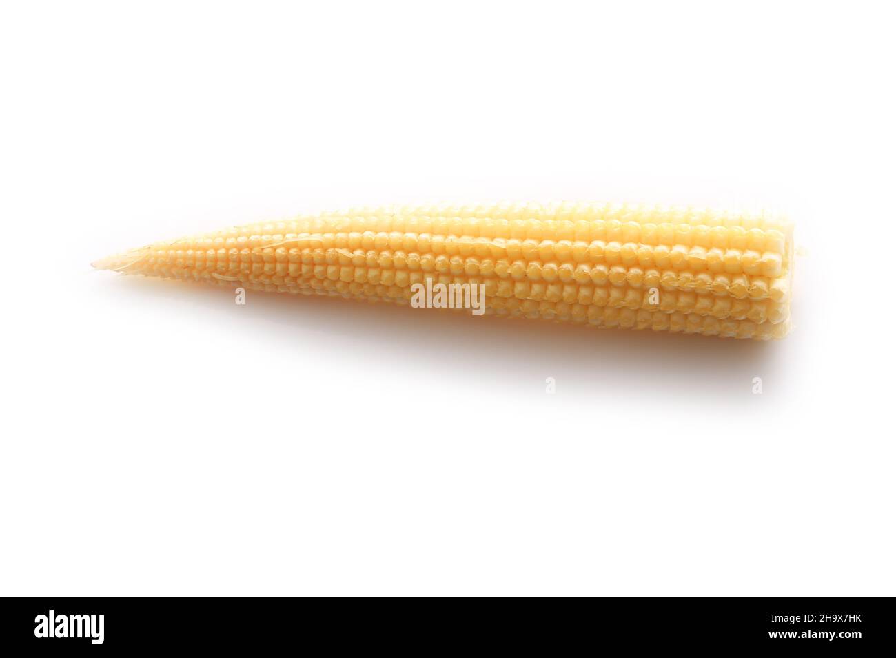 small raw corn isolated on white background Stock Photo - Alamy