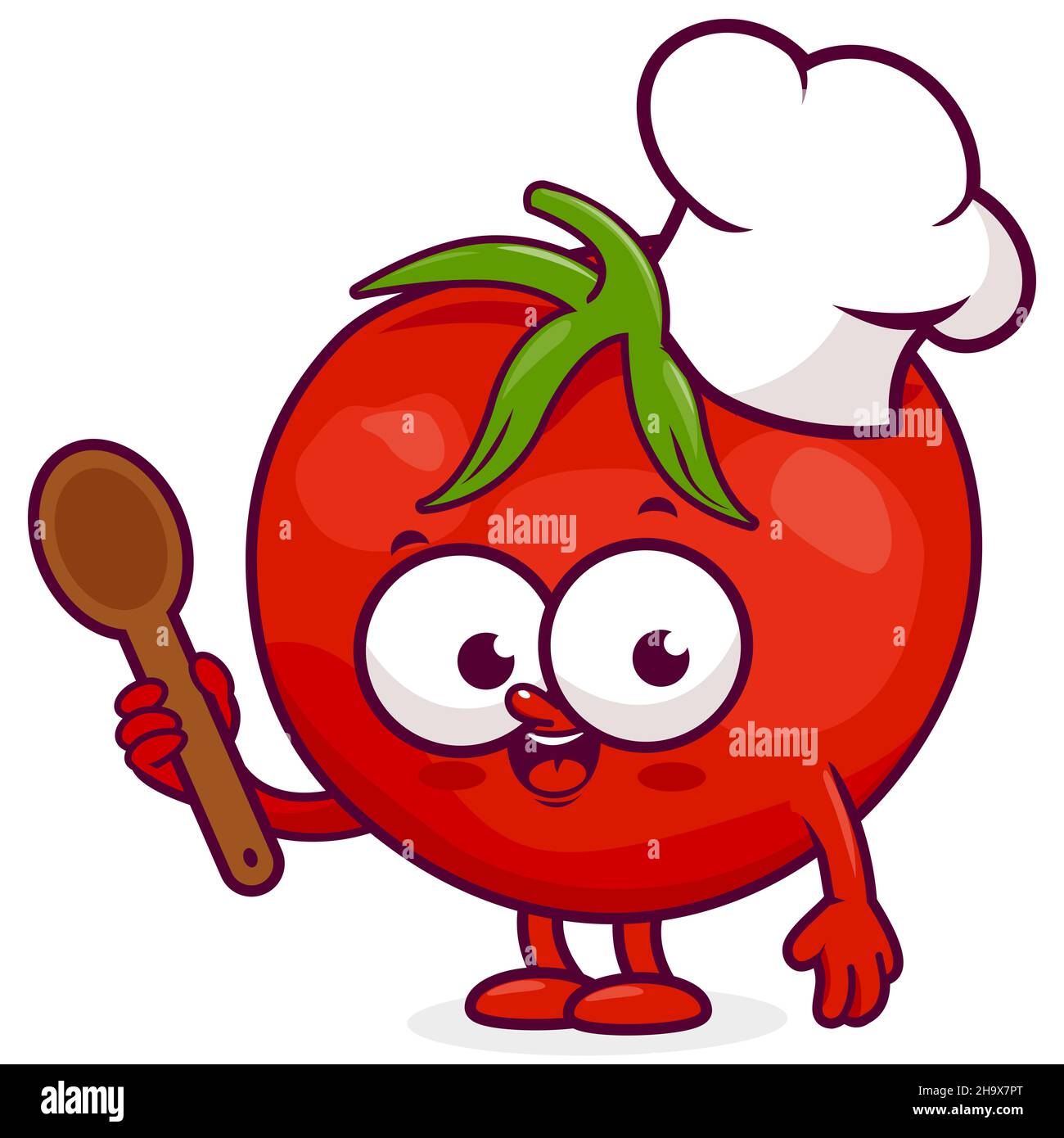 Spoon cartoon hi-res stock photography and images - Alamy