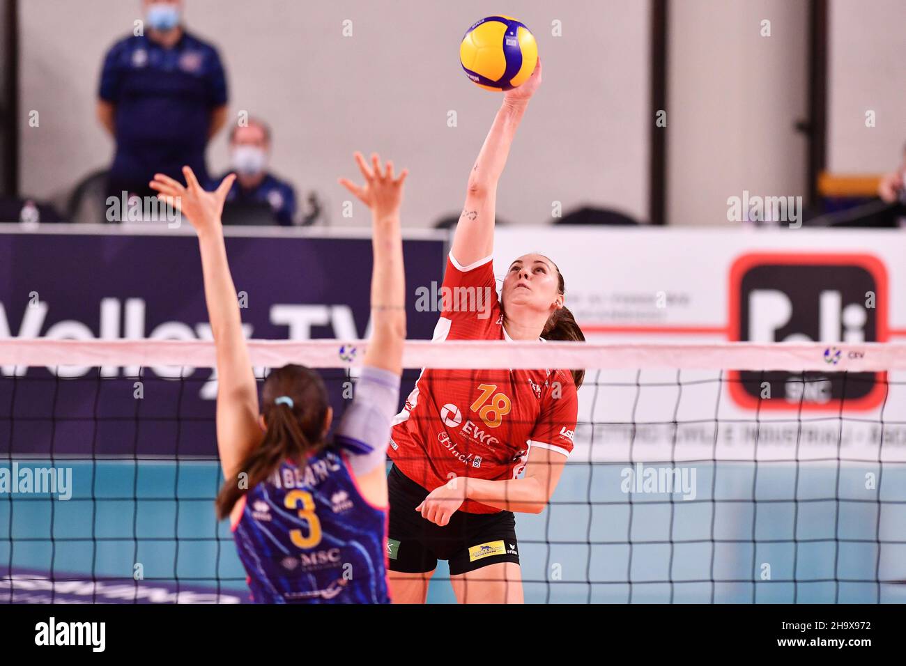 Adela Helic (SC Potsdam) during Savino Del Bene Scandicci vs SC Potsdam, Women's Volleyball ...