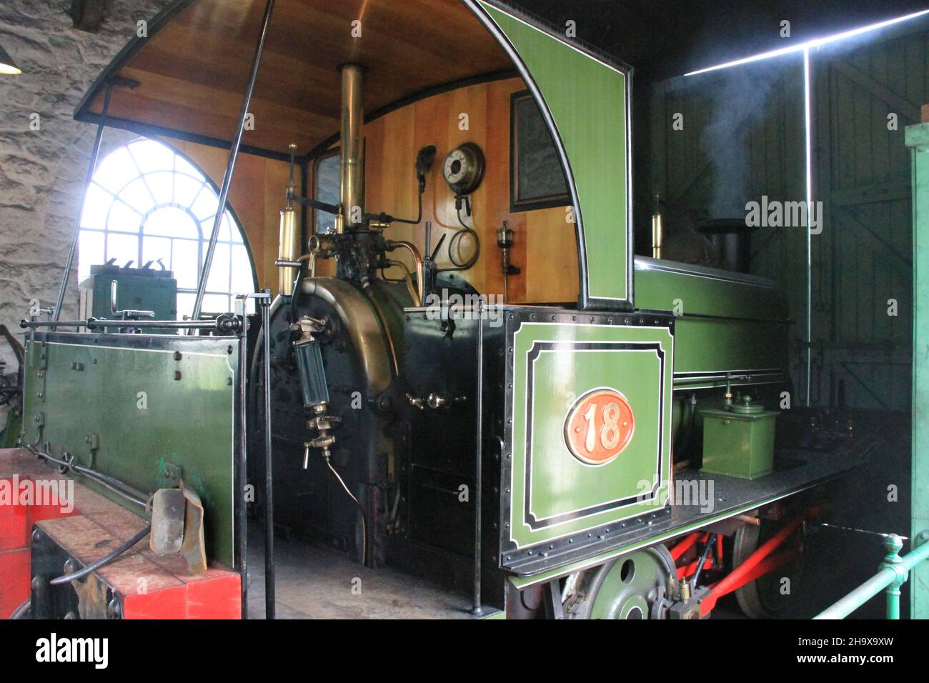 railway station, Beamish Museum, County Durham, England Stock Photo - Alamy