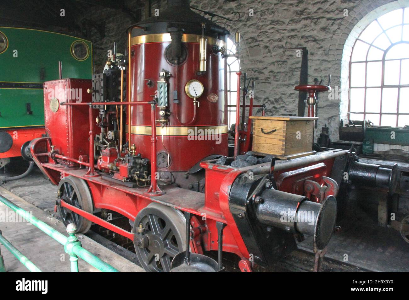 railway station, Beamish Museum, County Durham, England Stock Photo - Alamy