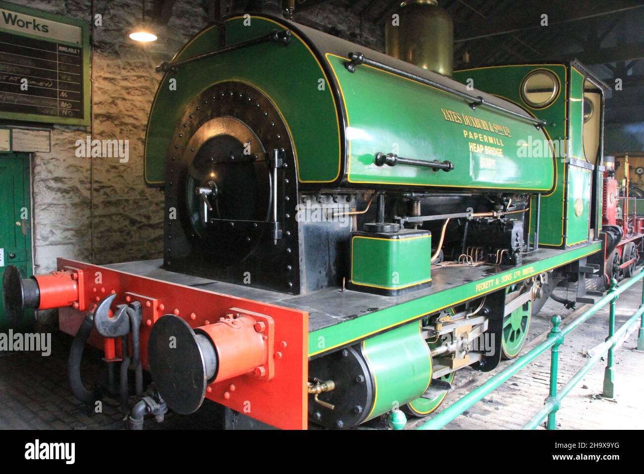 railway station, Beamish Museum, County Durham, England Stock Photo - Alamy