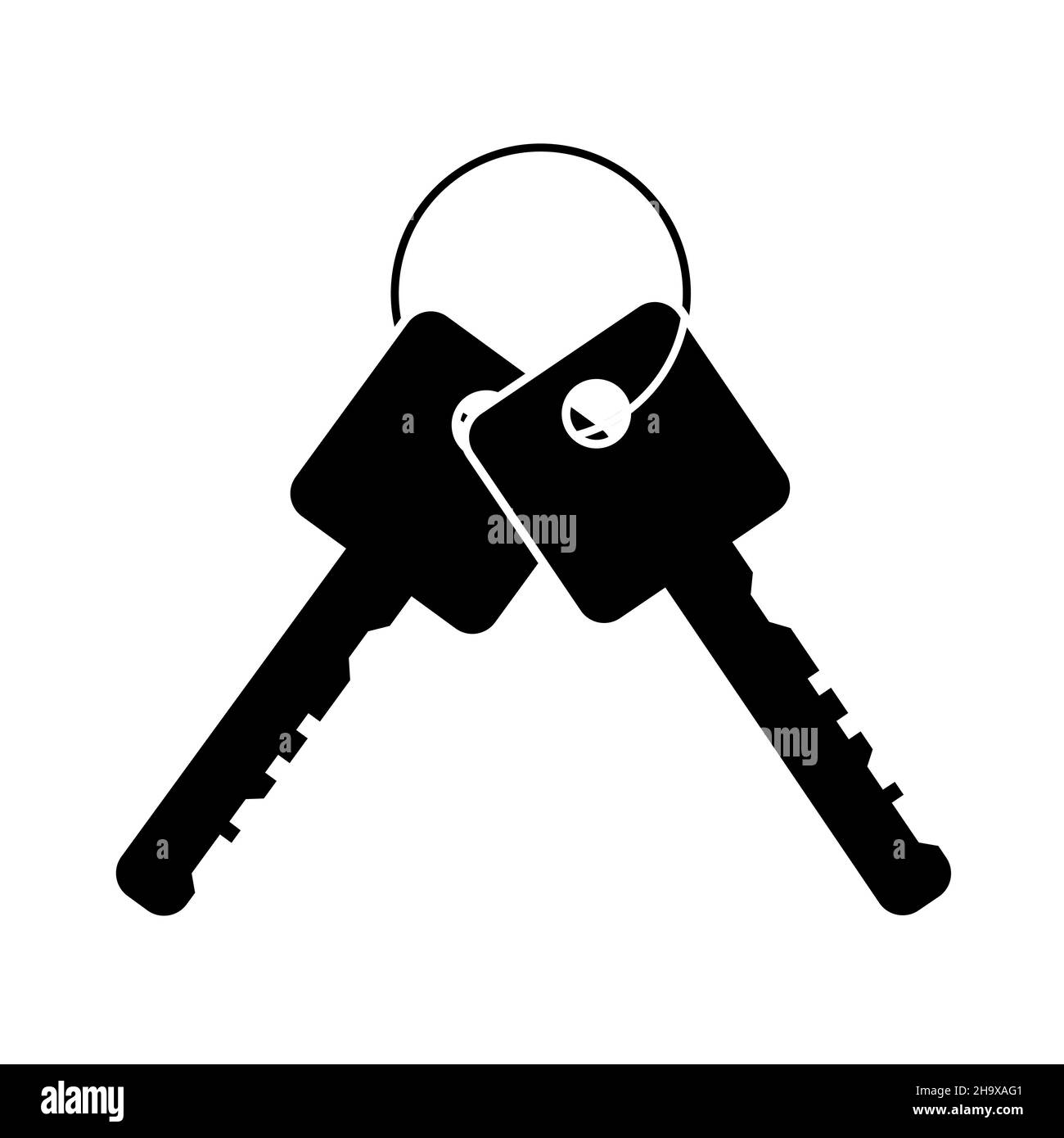 Bunch of car keys Stock Vector Images - Alamy