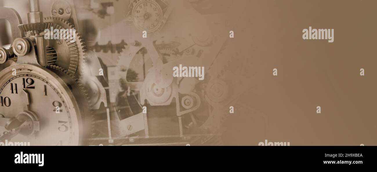 Clockwork background hi-res stock photography and images - Alamy