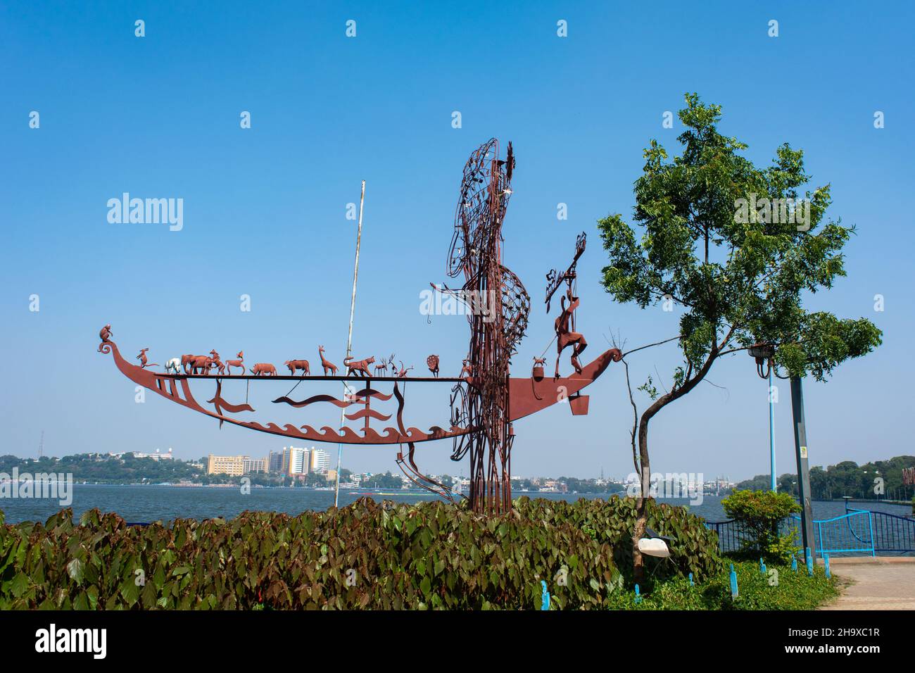Beautiful view of Upper lake, Bhopal, Madhya Pradesh, India Stock Photo ...