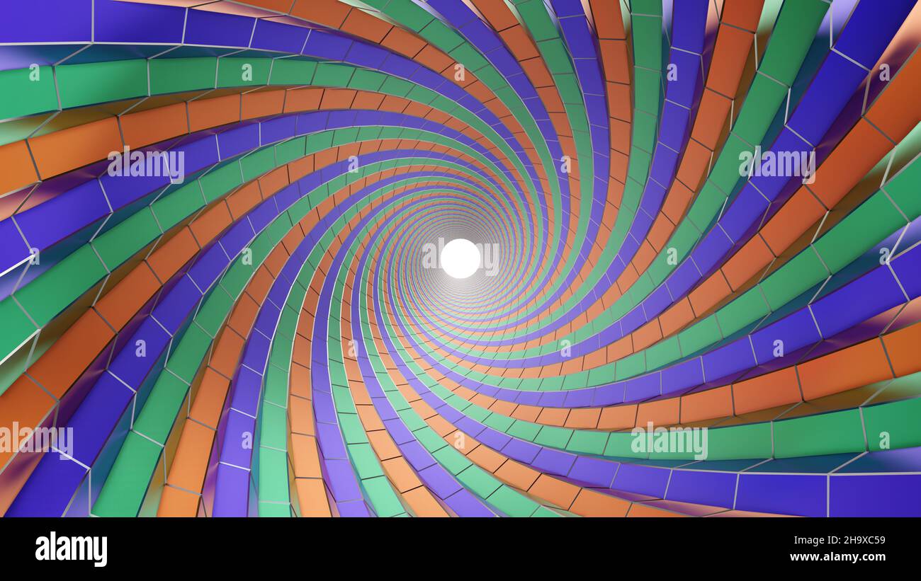 Swirl, vortex background. Rotating 3d spiral Stock Photo - Alamy