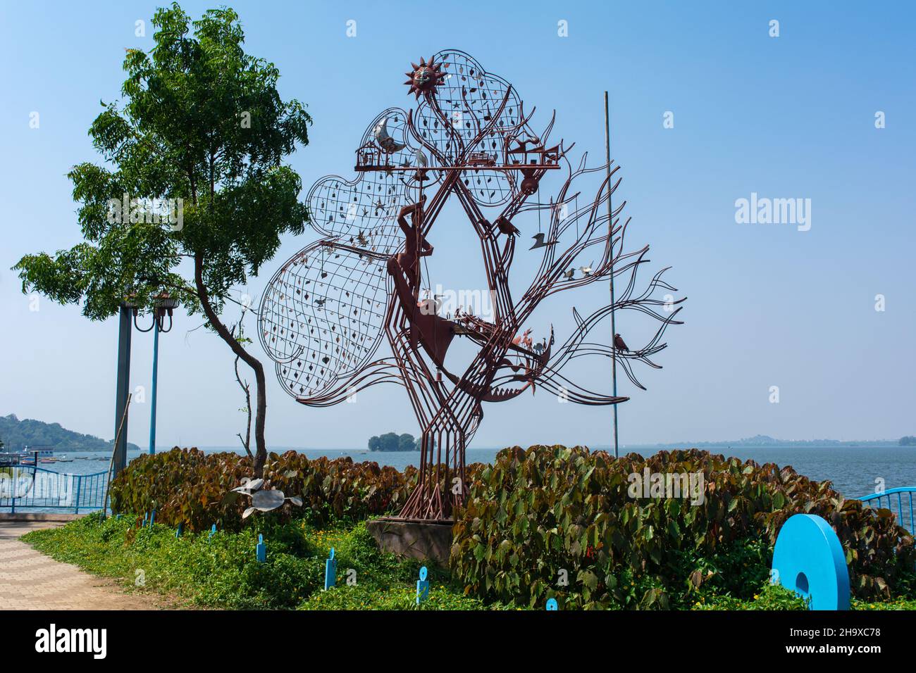 Beautiful view of Upper lake, Bhopal, Madhya Pradesh, India Stock Photo ...