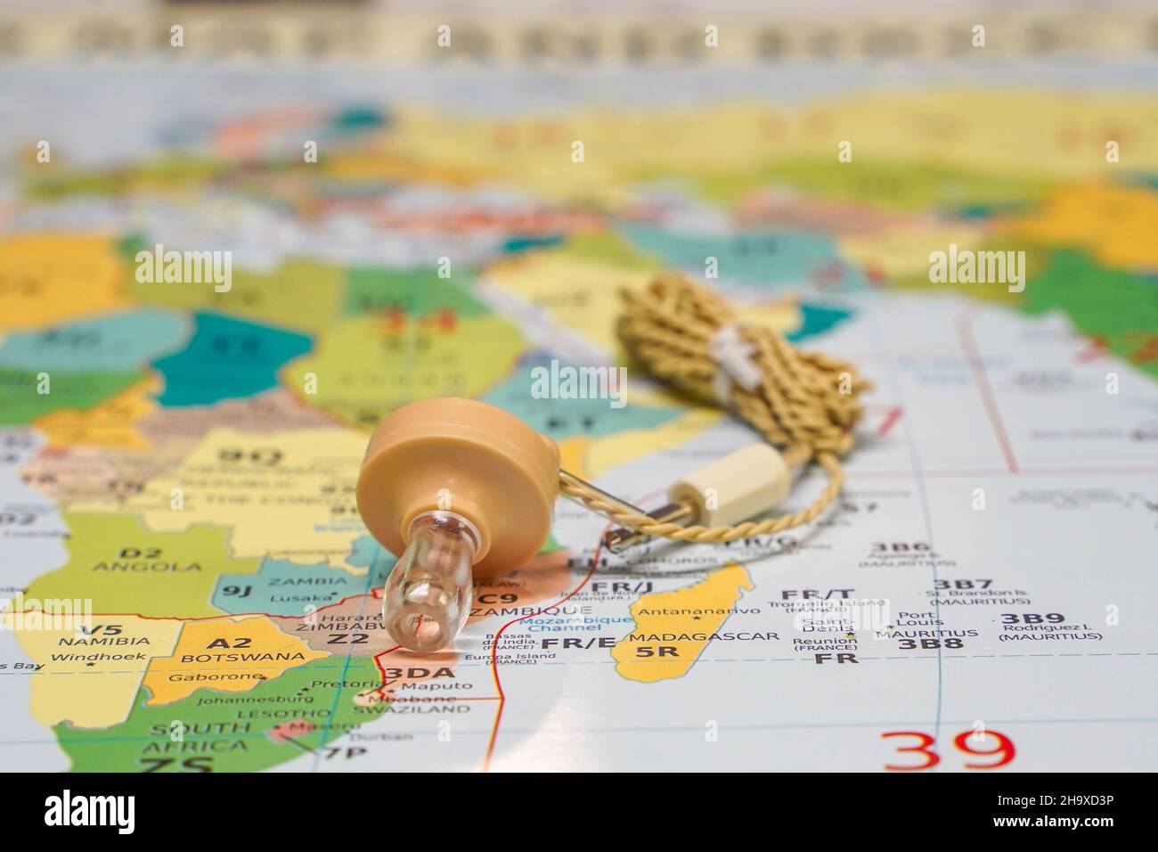 Vintage crystal radio earphone hi-res stock photography and images - Alamy