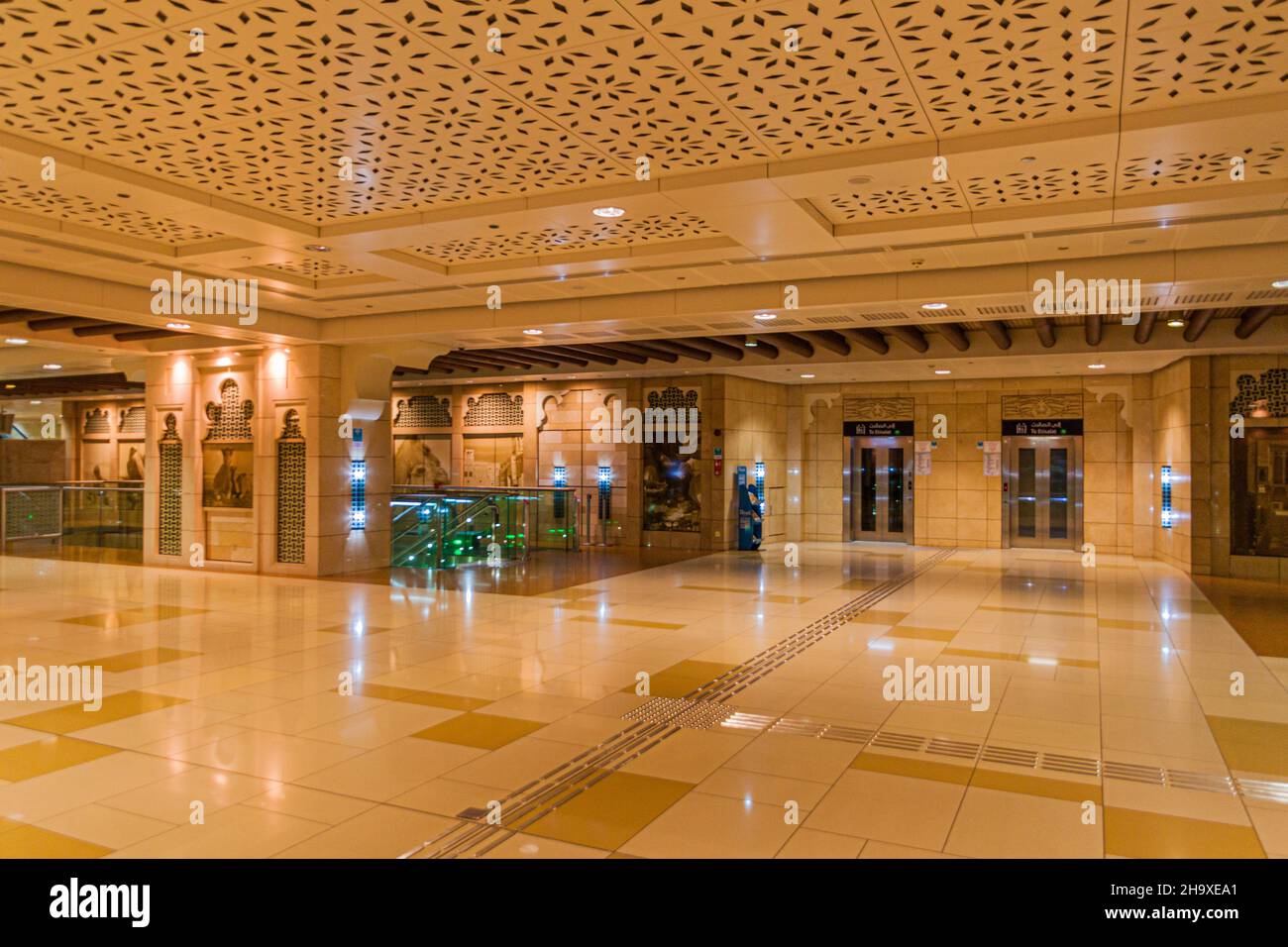 DUBAI, UAE - JANUARY 19, 2018: View of Al Ghubaiba metro station in ...