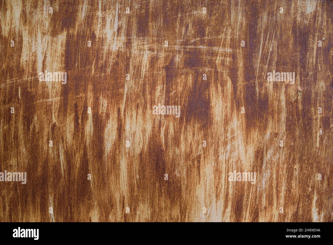 Rust metal surface. Texture of a rusty metal surface with remains of ...