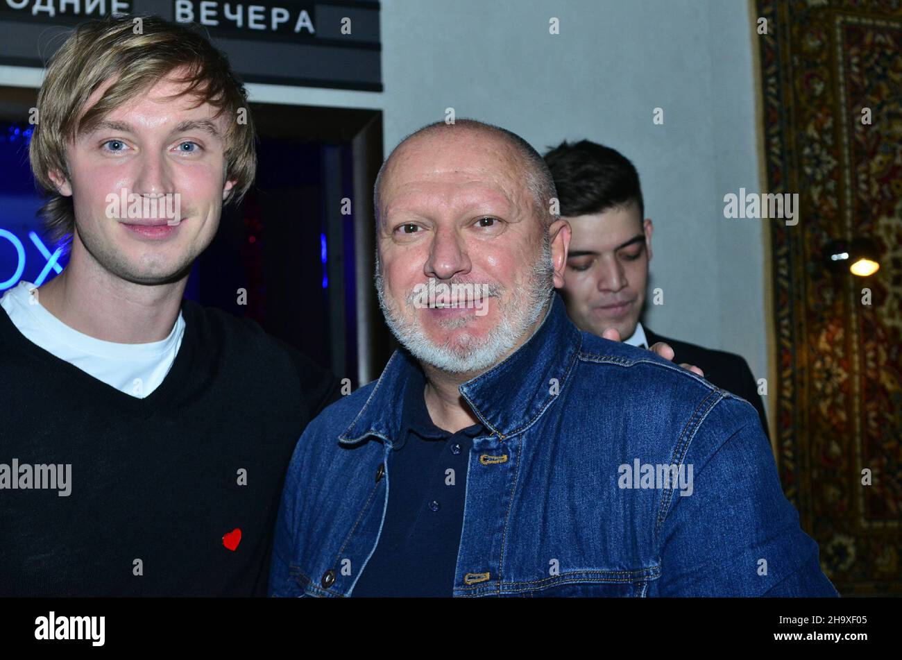 Celebrating the birthday of actor Andrei Garkunova.Hands up bar, Moscow ...