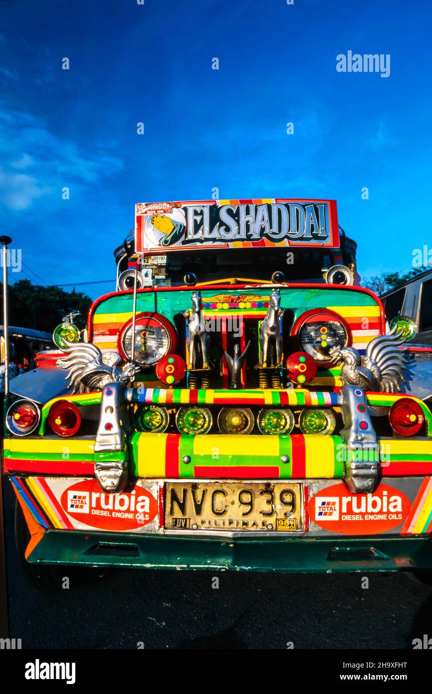 Traditional iconic jeepney, Manila, Philippines Stock Photo - Alamy