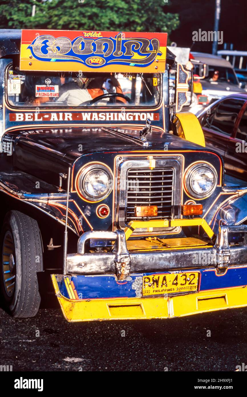 Traditional iconic jeepney, Manila, Philippines Stock Photo - Alamy