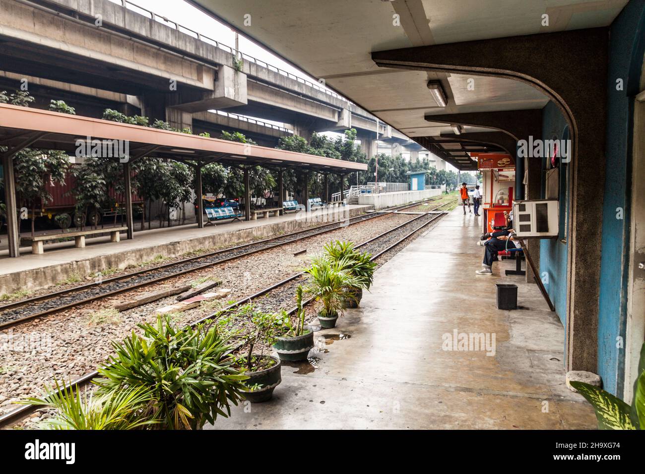 MANILA, PHILIPPINES - JANUARY 27, 2018: PNR Pasay Road Station in ...